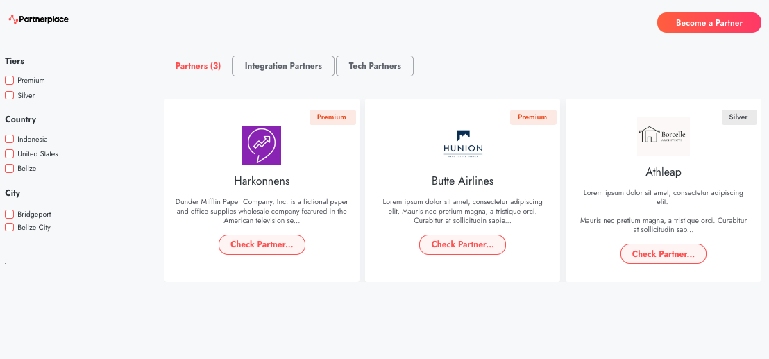Addon module: Public partner directory | Partnerplace